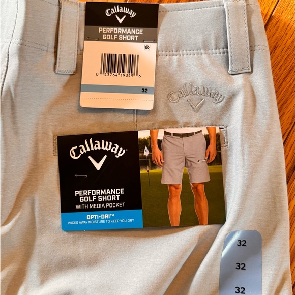 Callaway | Shorts | Callaway Mens Performance Golf Shorts Light Blue ...